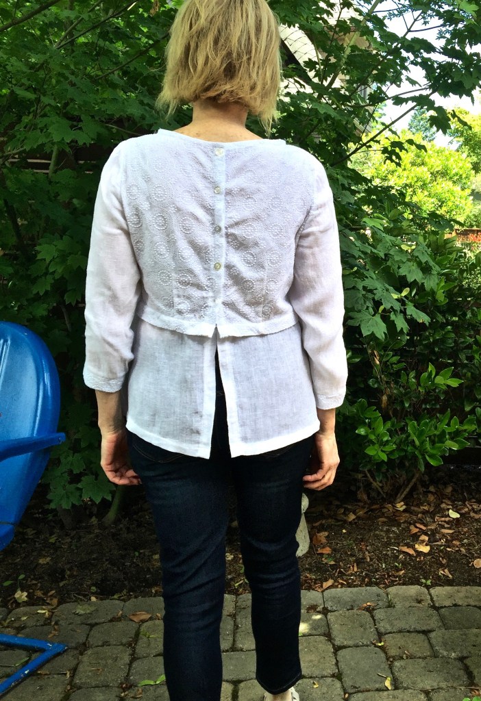 New to Me: Kanerva Button Back Shirt – Elle Gee Makes