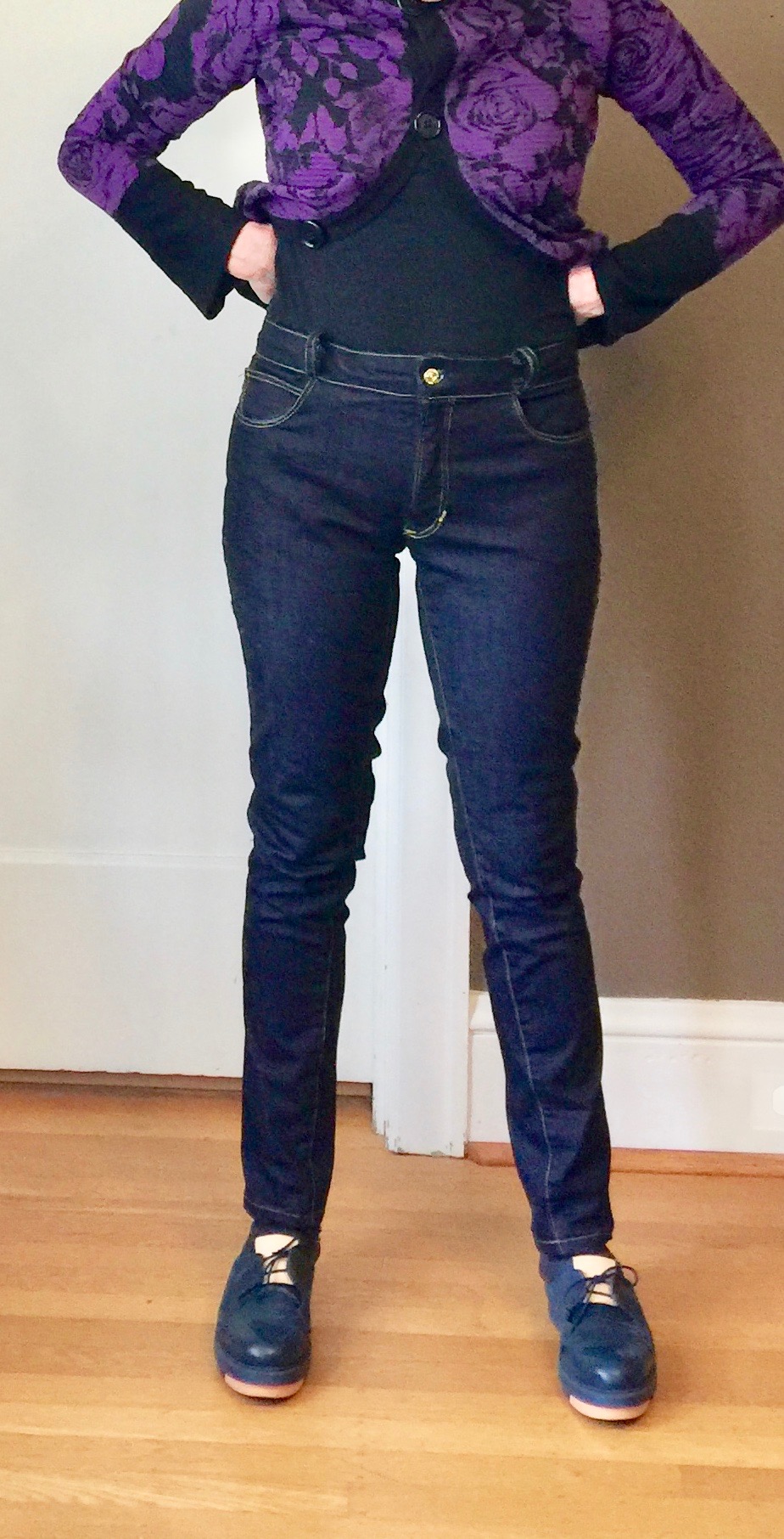 A Quick Cozy Jacket and Ginger Jeans – Elle Gee Makes