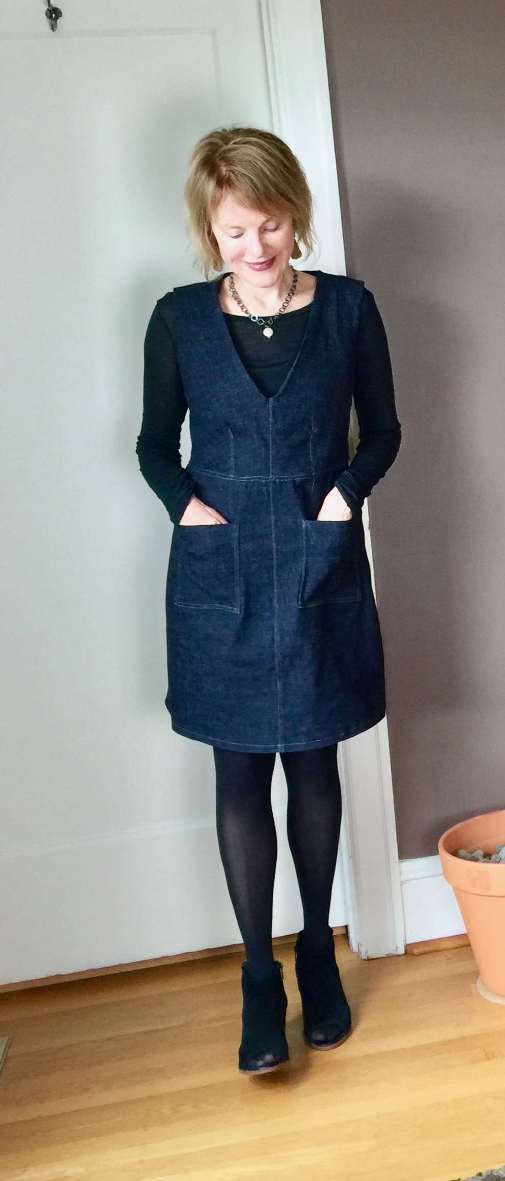 #sewbibs: Seamwork Dani Pinafore – Elle Gee Makes