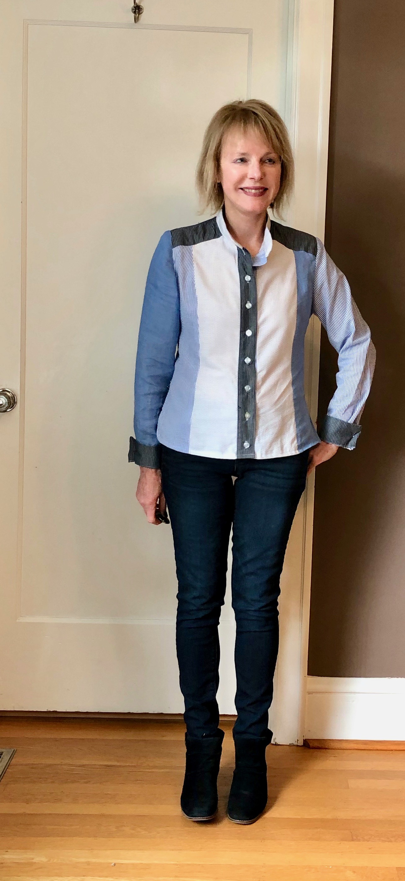 Sewing a Patchwork Shirt from Remnants – Elle Gee Makes